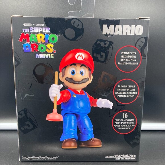 Jakks Pacific | Toys | The Super Mario Bros Movie 5 Inch Mario Figure ...
